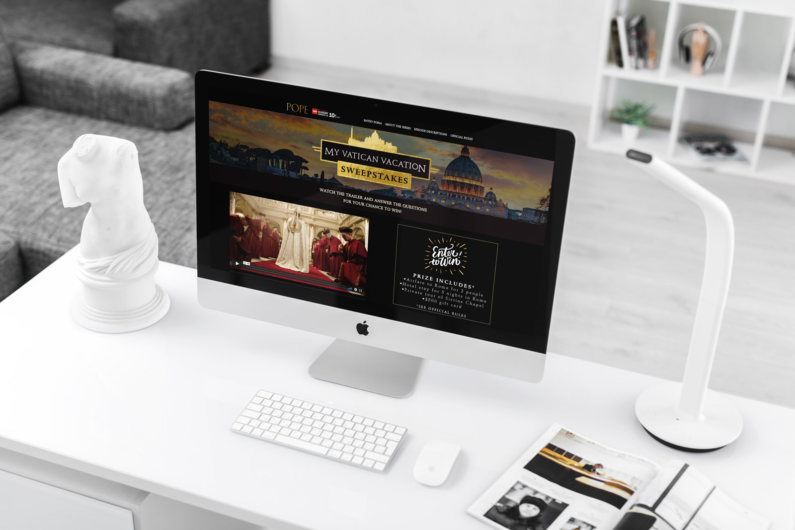 Pope CNN Series - Promotional Website | Reverge | Marketing Agency